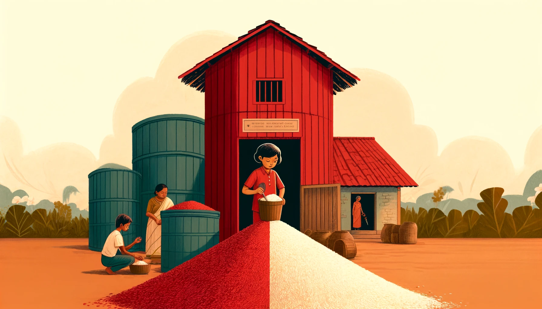 The Red Rice Granary Class 6 - Summary & Extra Questions