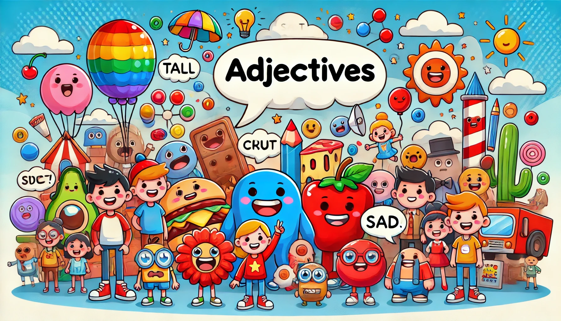 Adjectives Class 2 - Notes & Examples