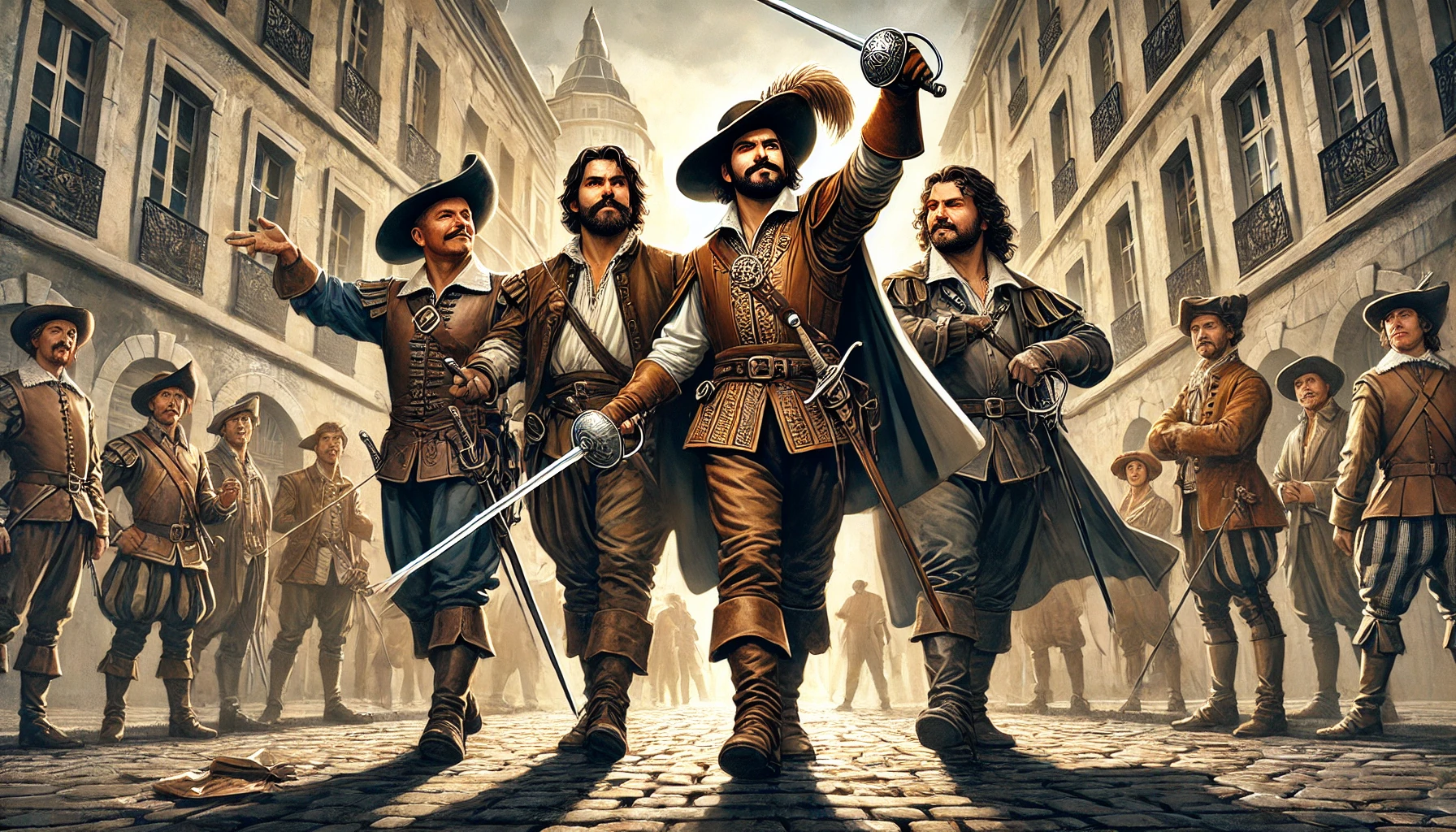 Athos, Porthos and Aramis Class 6 - Summary