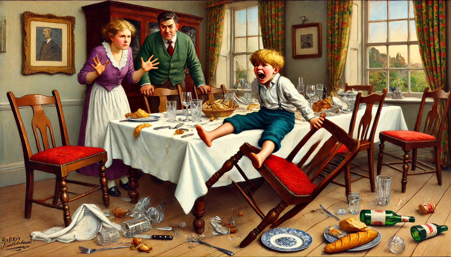 The Story of Fidgety Philip Class 4 - Summary