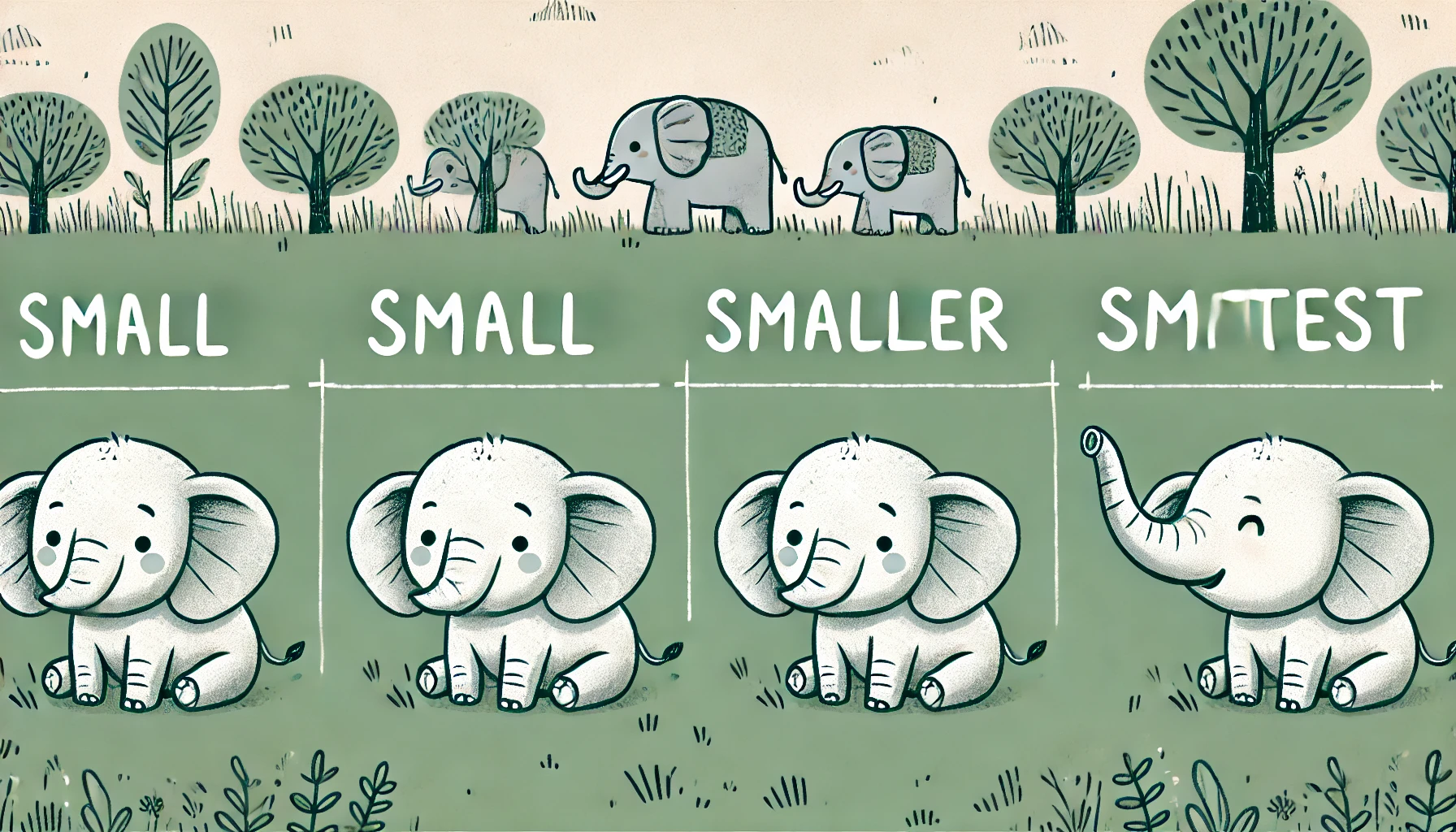 Adjective Degrees Class 4 - Notes & Examples