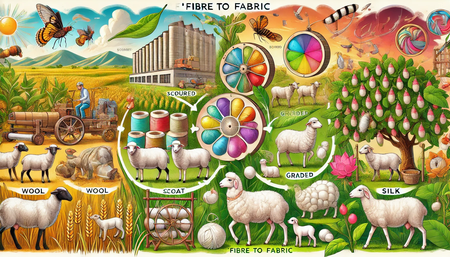 Fibre to Fabric Class 7 Notes and Solutions