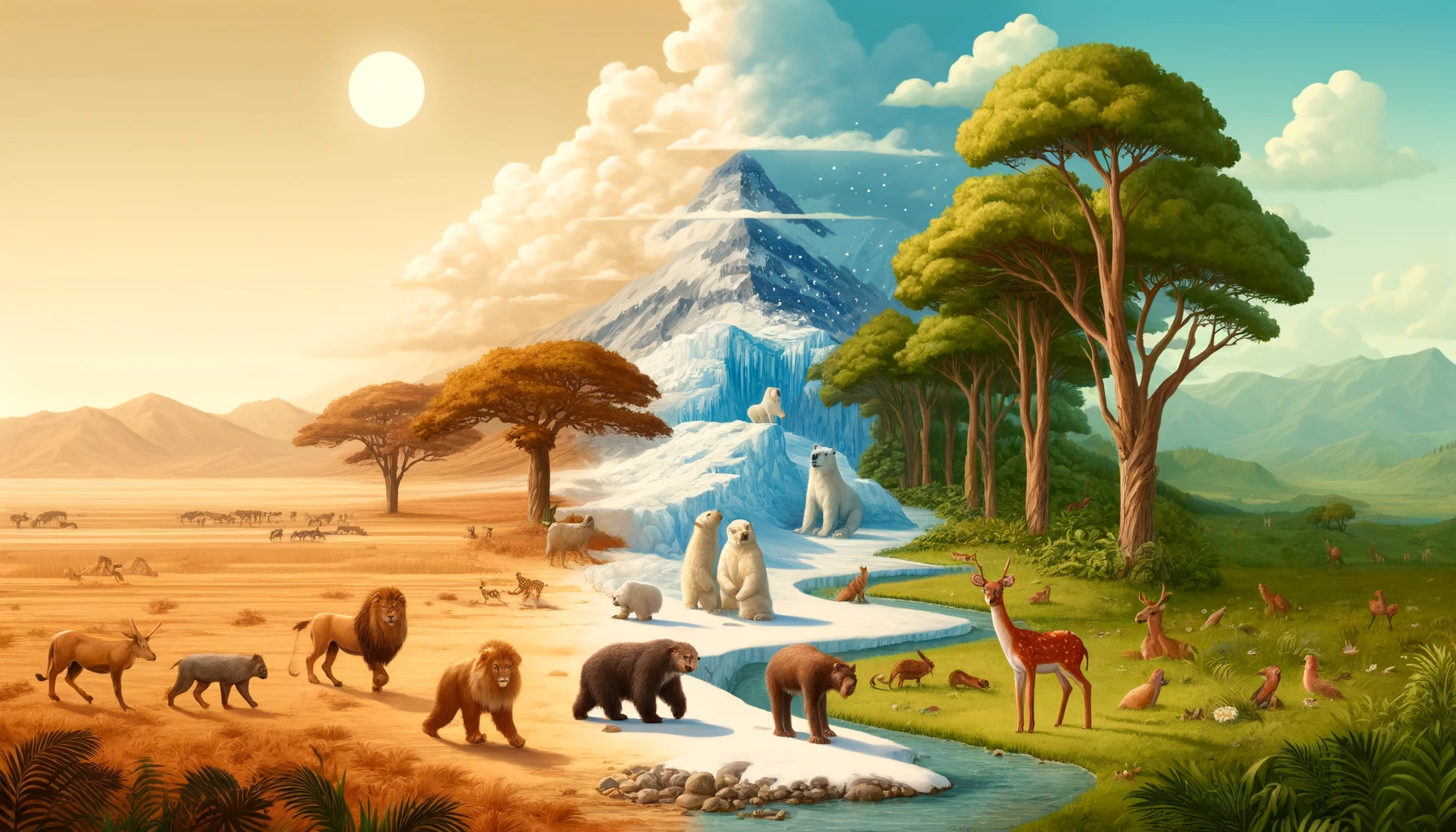 Weather, Climate and Adaptations in Animals Class 7 - Summary