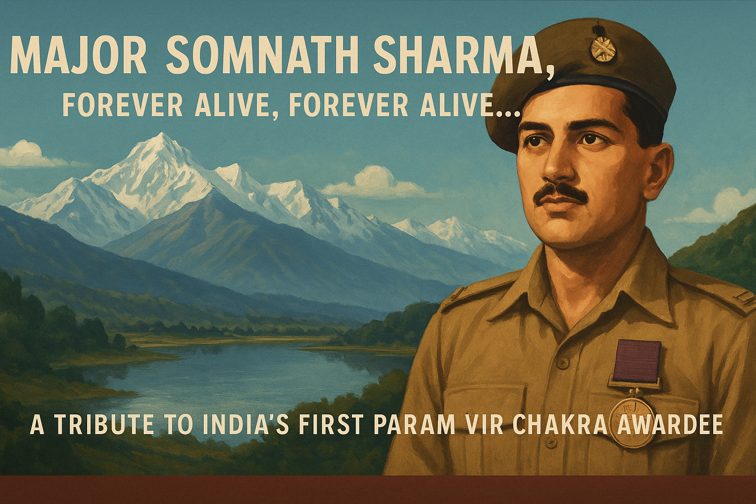 A Tale of Valour: Major Somnath Sharma and the Battle of Badgam Class 8 ...