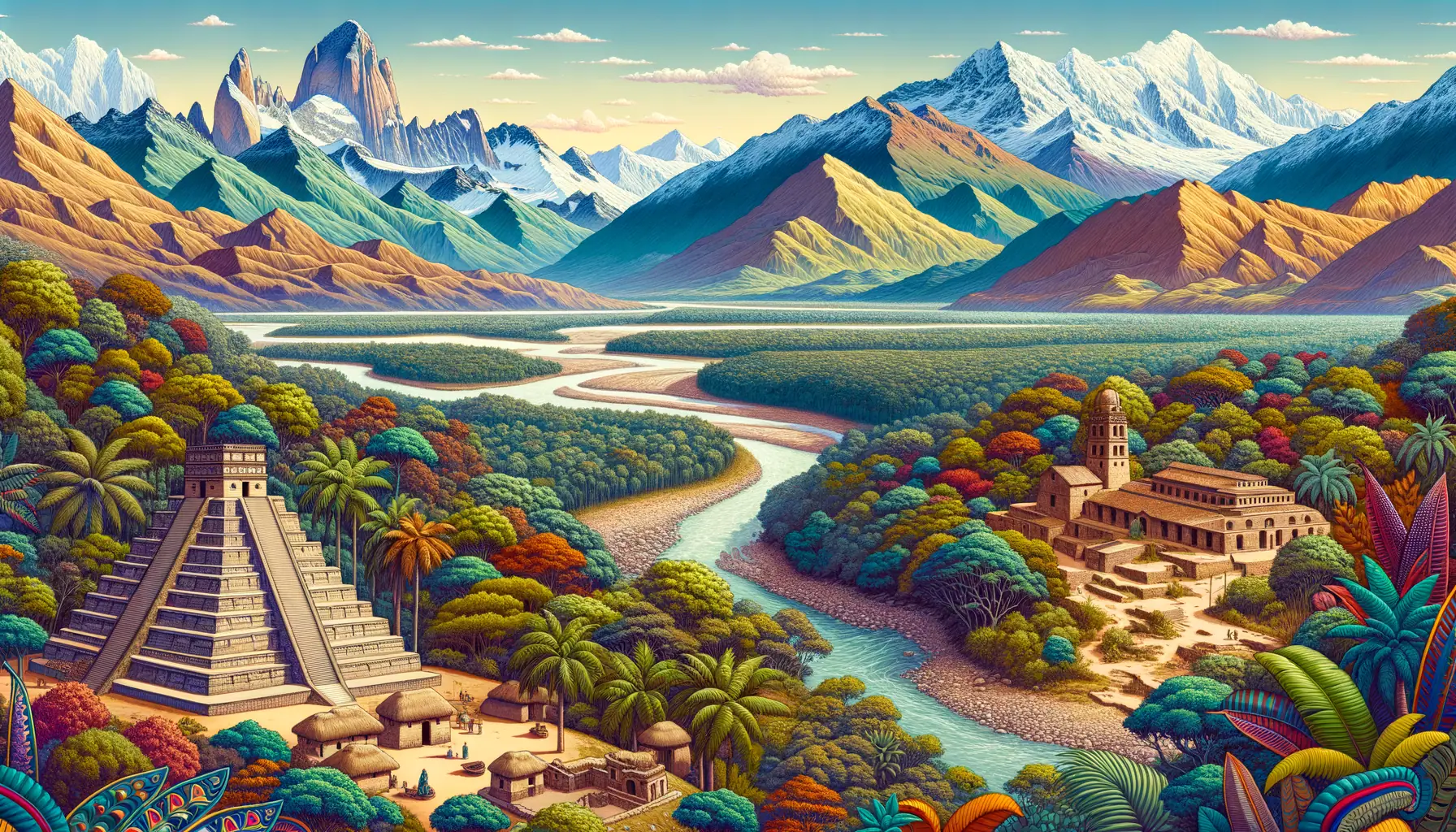 South America-Location and Physical Features Class 6 - Summary