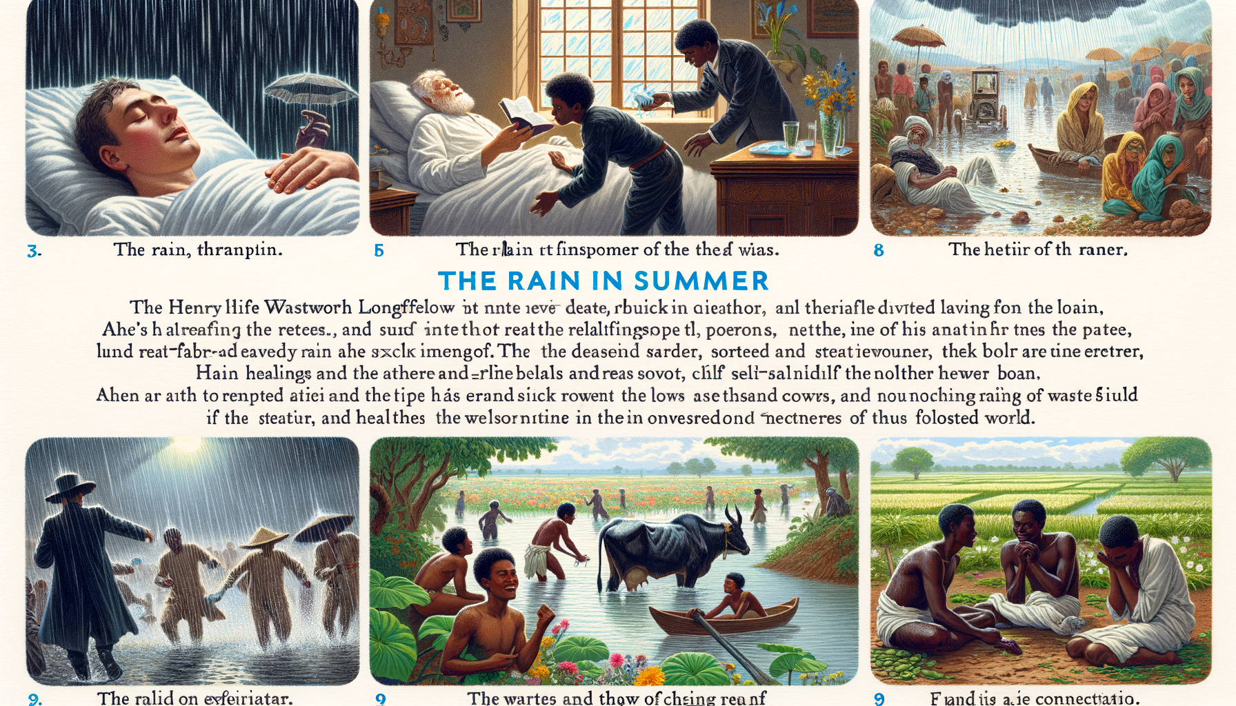 Rain in Summer Class 7 Notes and Solutions