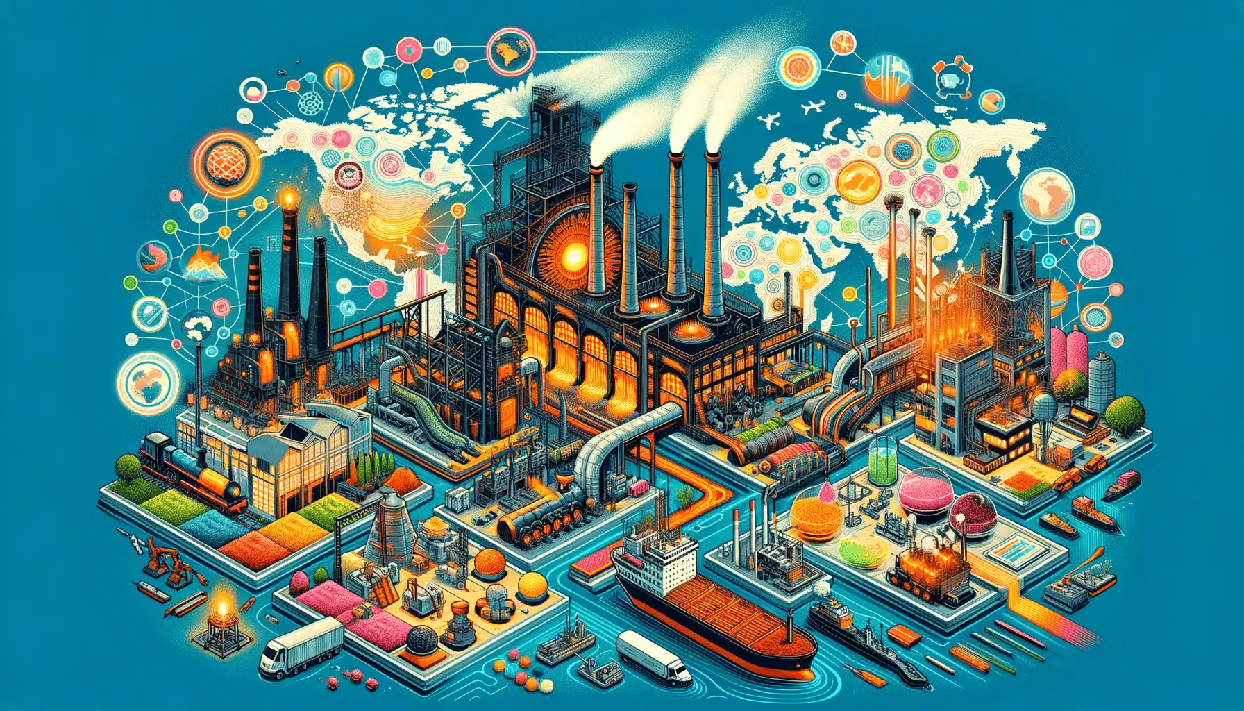 Major Industries Of The World Class 8 - Summary