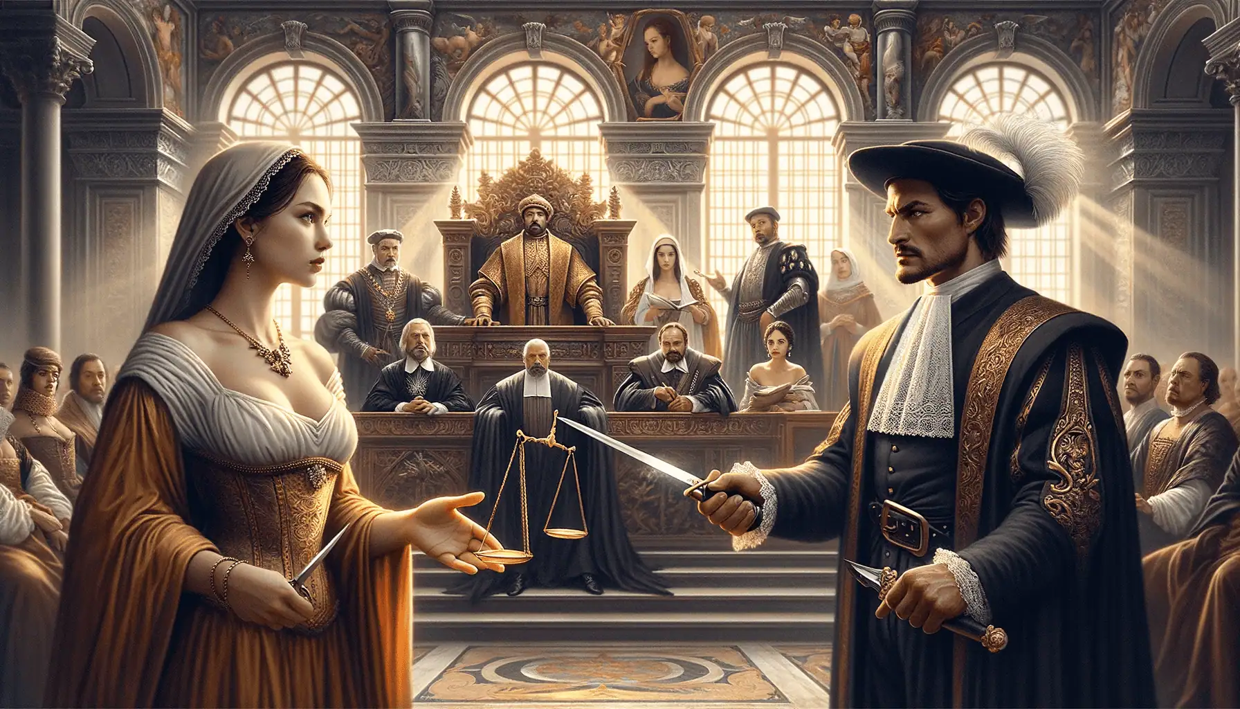 The Merchant of Venice Act 4 Scene 1 Class 8 - Summary