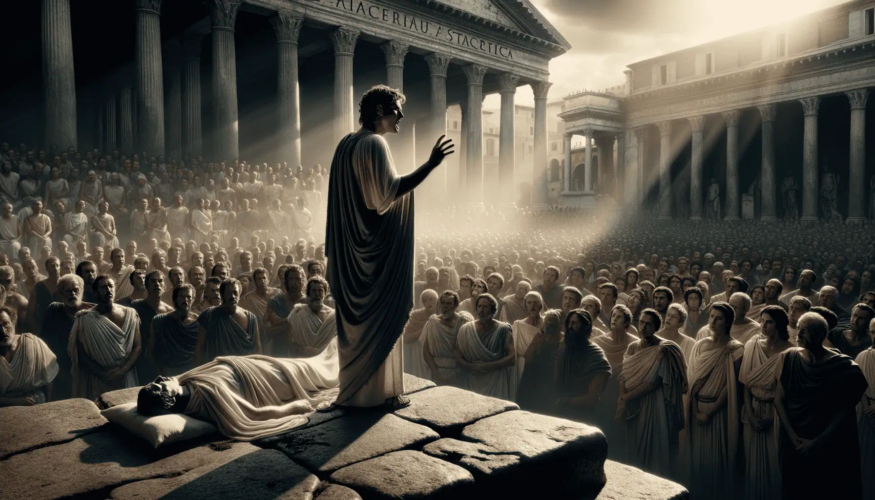 Friends, Romans and Countrymen Class 8 - Summary