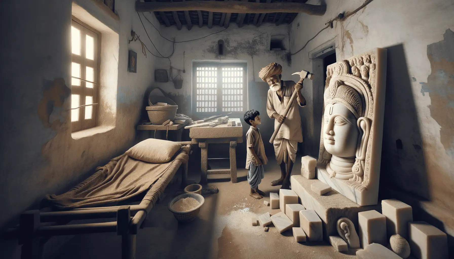 The Last Stone Mason Class 7 - Summary & Extra Questions