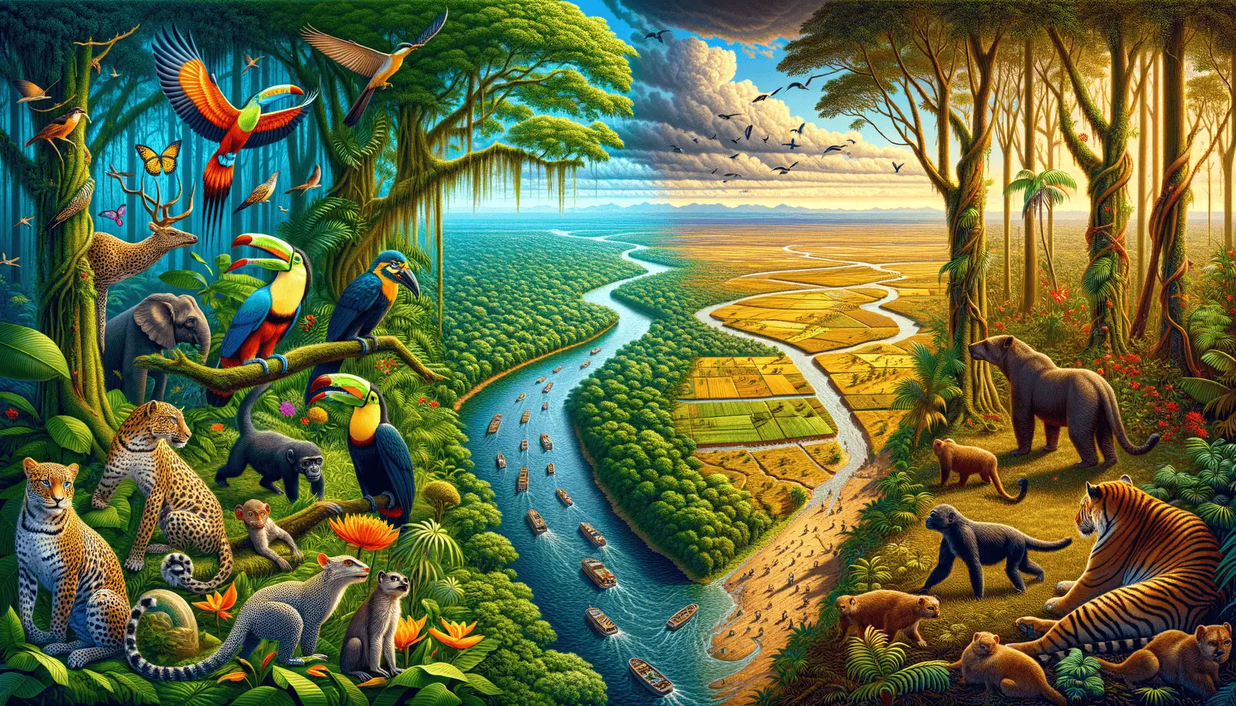 Life In The Tropical And Subtropical Regions Class 7 - Summary