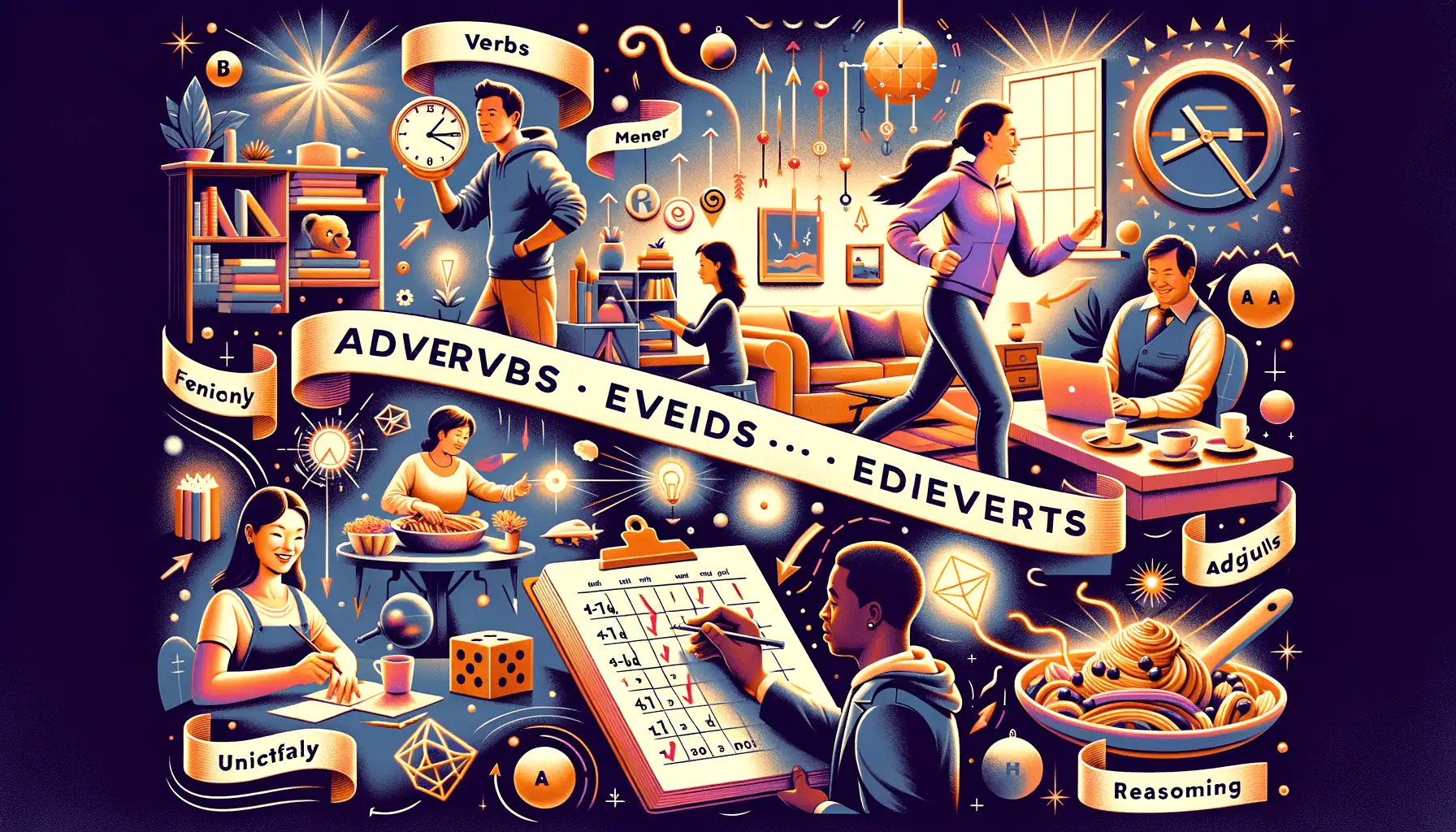 Adverbs: Position and Order Class 9 - Notes & Examples