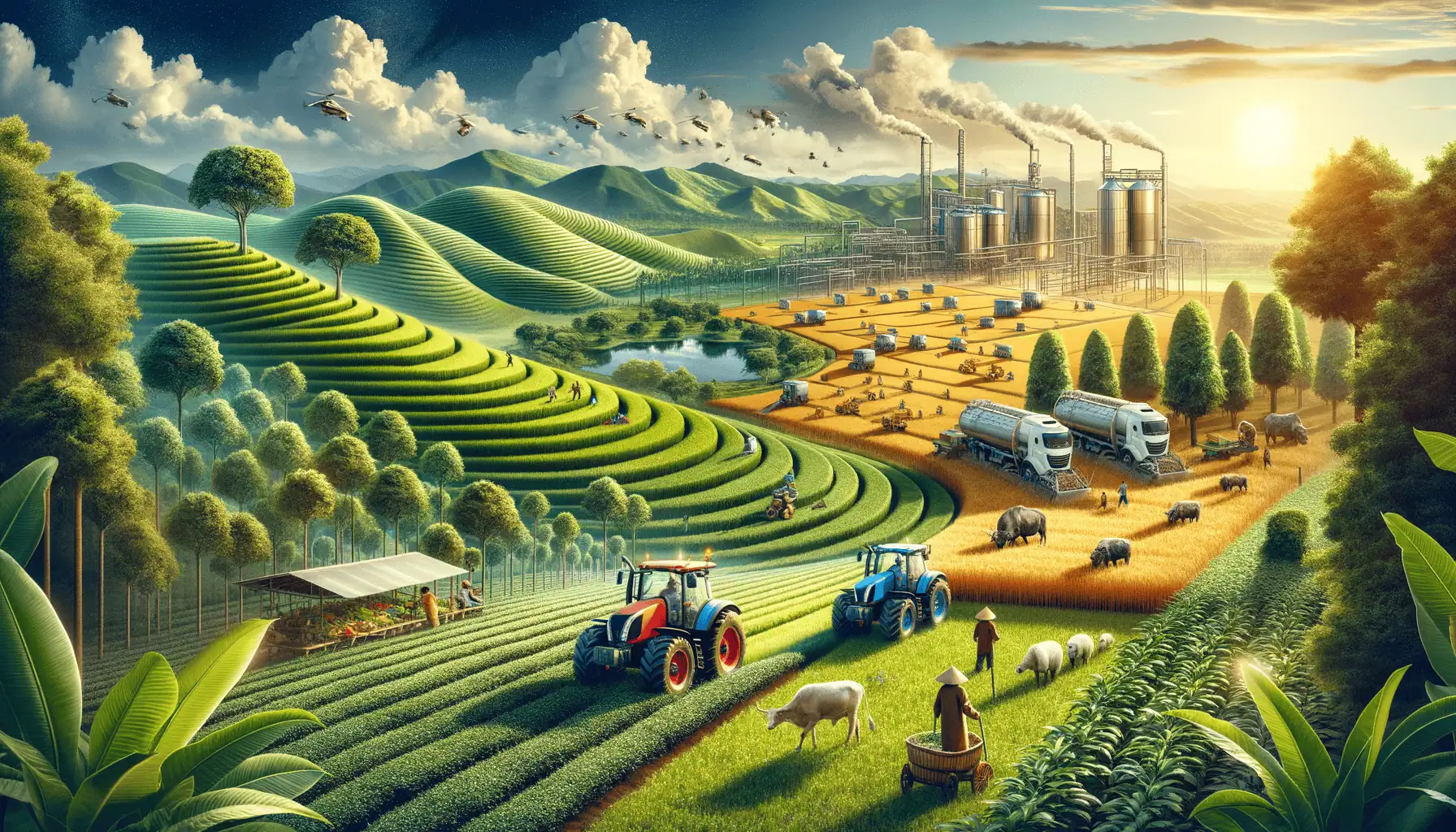Agriculture Types of Farming Class 8 - Summary