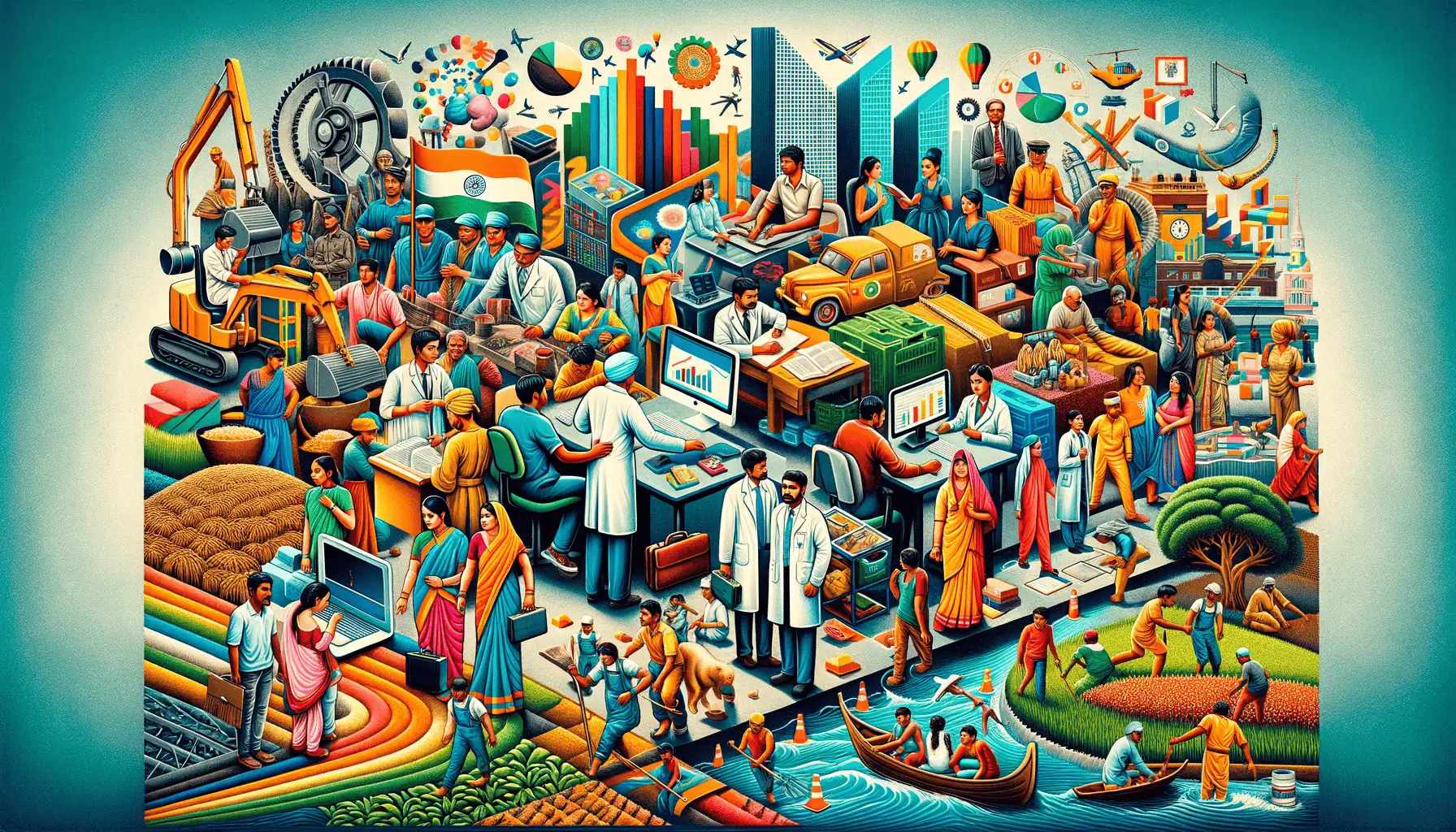 Human resources India Class 8 - Summary & Extra Questions