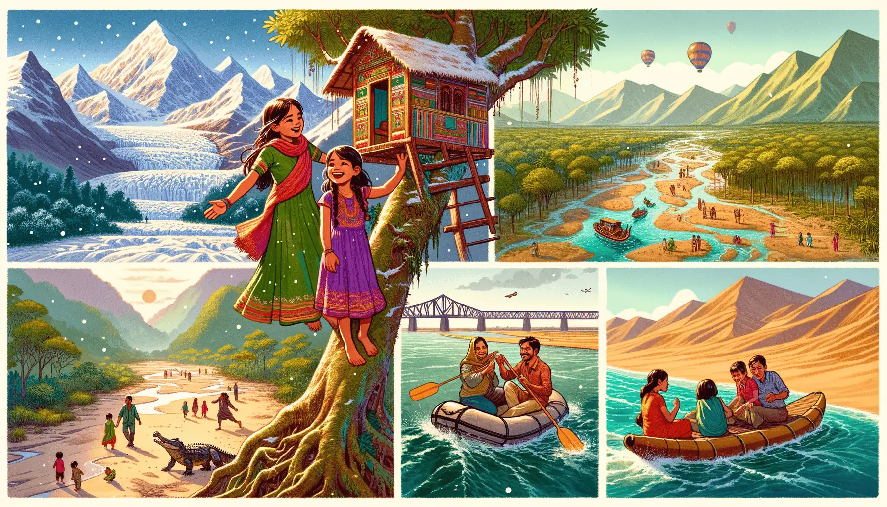 NCERT Solutions Class 7 English Poorvi Chapter 10 North, South, East, West