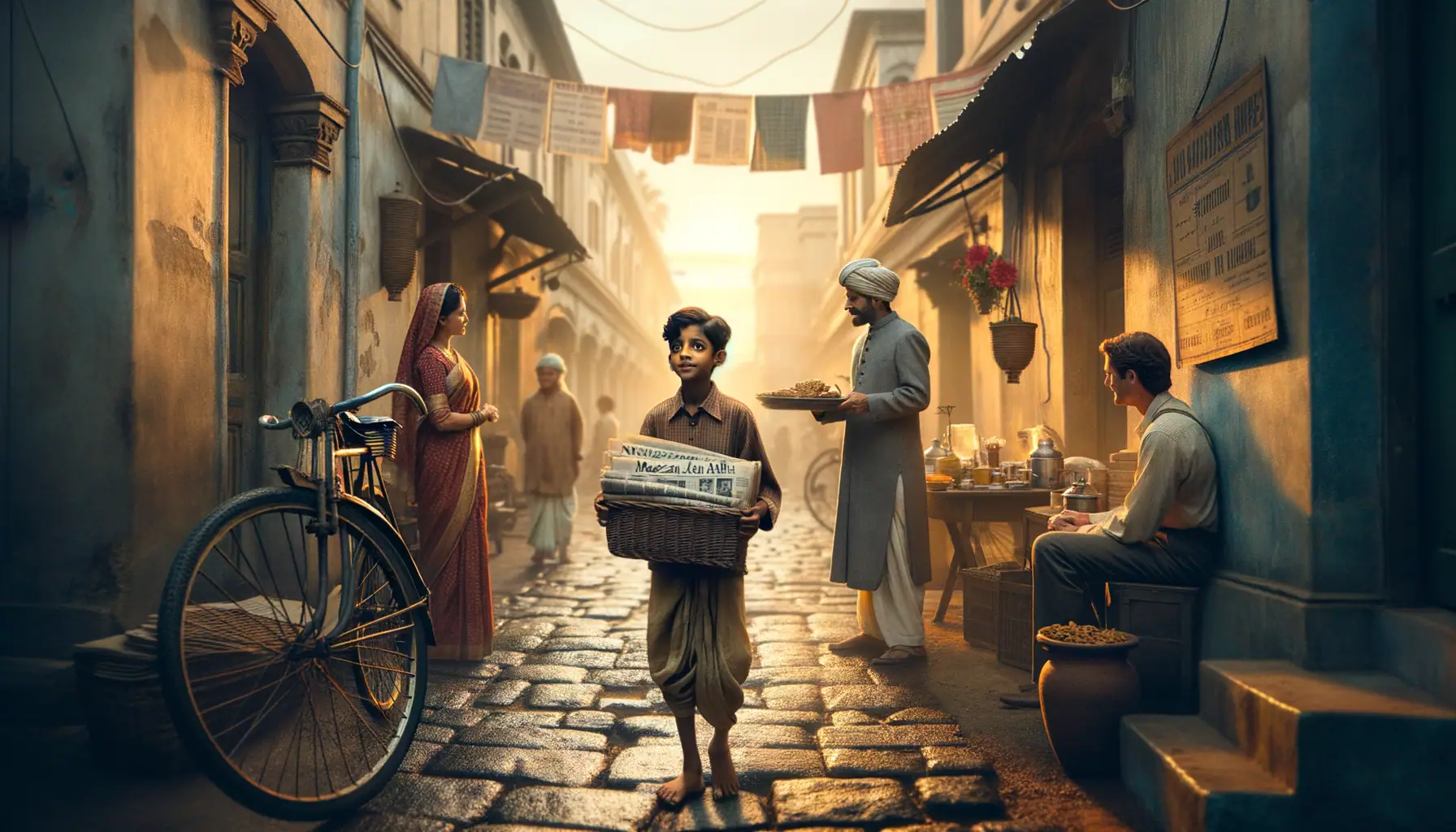 The Newspaper Boy Class 5 - Summary & Extra Questions