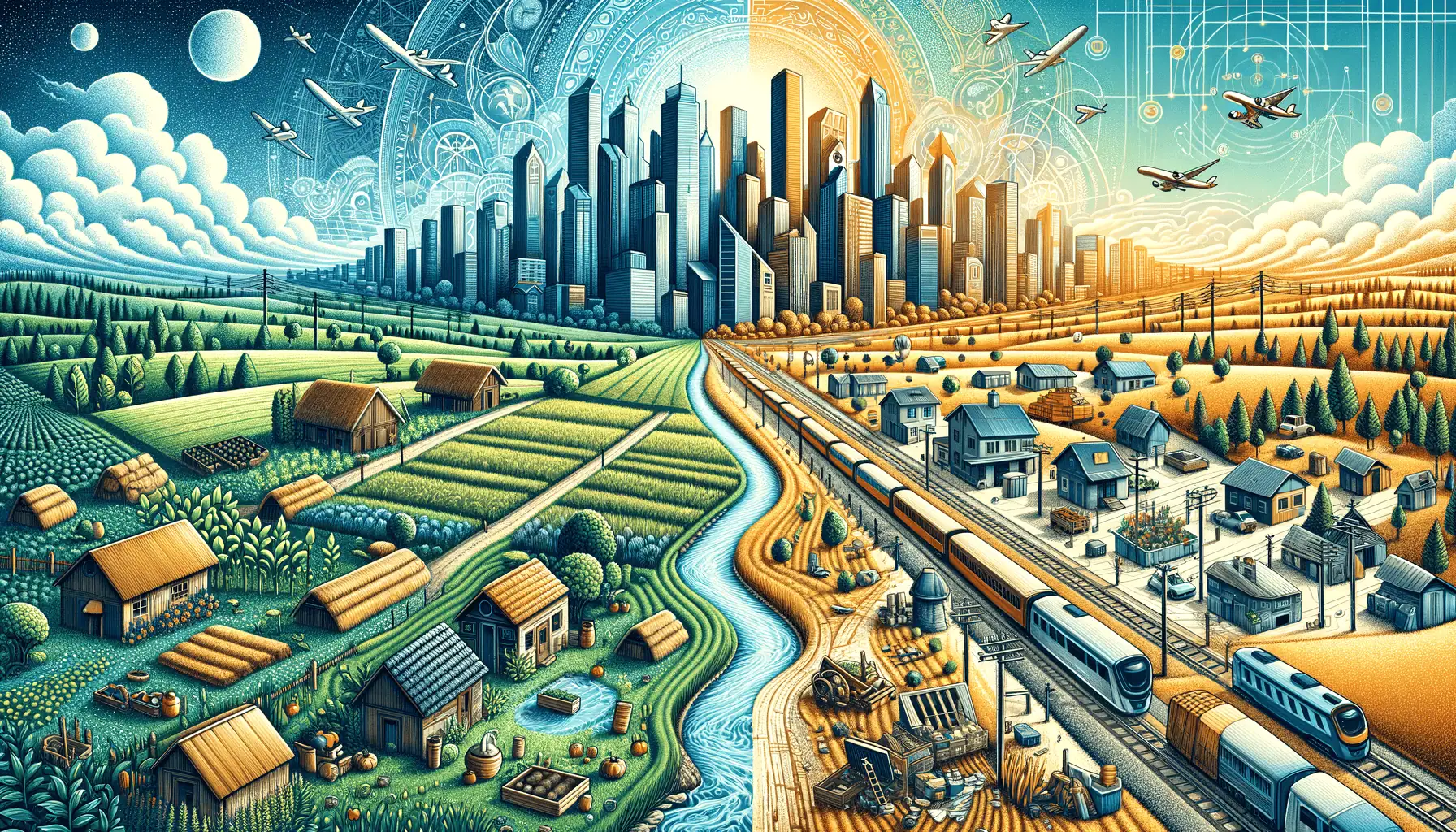 Human Environment Settlement, Transport And Communication Class 7